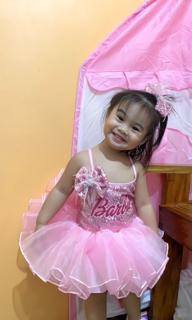 Hailey & Co Barbie Ballerina Cocktail Gown S2 with Hair Bow MTO, Babies ...