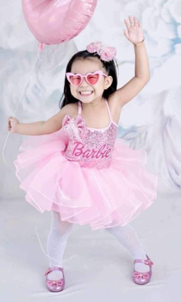 Hailey & Co Barbie Ballerina Cocktail Gown S2 with Hair Bow MTO, Babies ...
