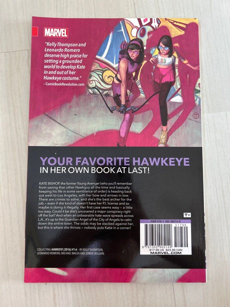 Hawkeye: Kate Bishop Vol 1 Anchor Points, Hobbies & Toys, Books ...