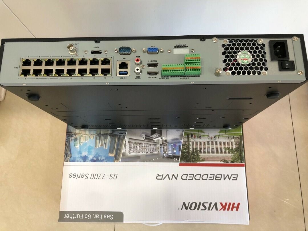 HIKVISION 32 CHANNEL NVR POE DS-7732NI-K4/16P, Furniture & Home Living ...