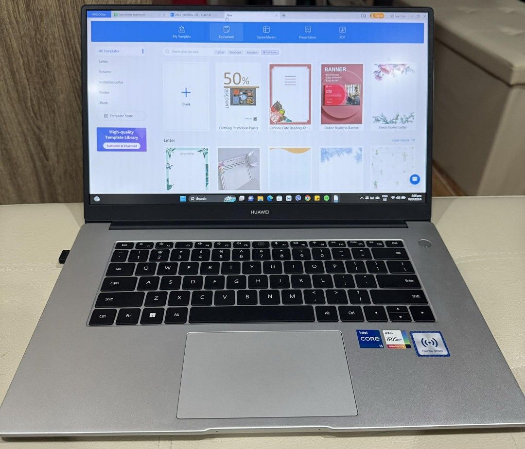 HUAWEI MATEBOOK D15 8GB RAM I5, Computers & Tech, Laptops & Notebooks ...