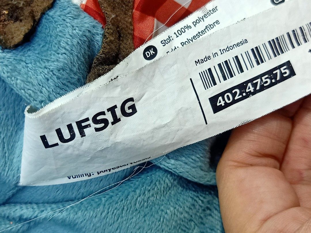IKEA LUFSIG BIG BAD WOLF FROM RED RIDING HOOD ANIMAL PLUSH DOLL ...