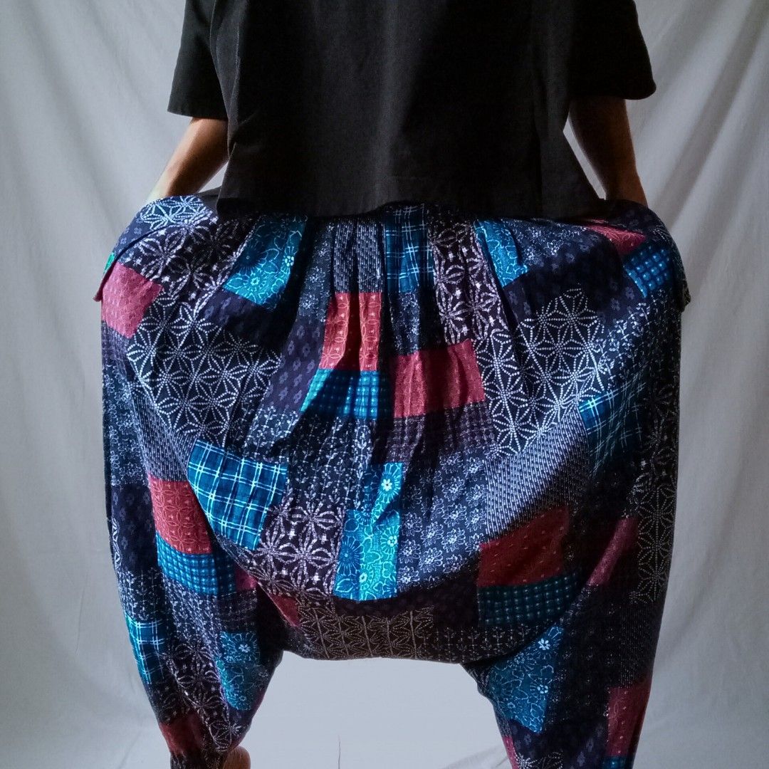 Japanese Harem Pants Hippie Boho Style, Women's Fashion, Bottoms, Other ...