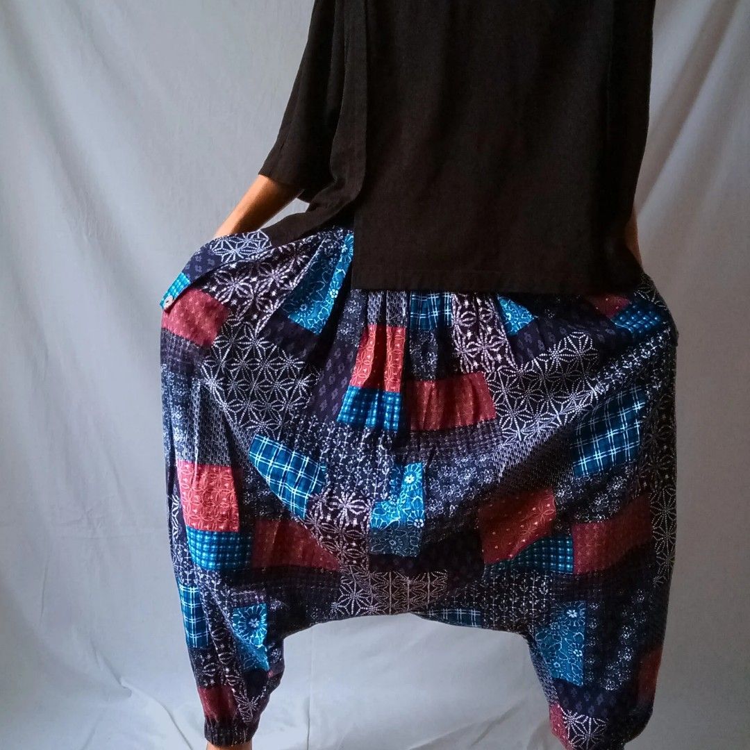 Japanese Harem Pants Hippie Boho Style, Women's Fashion, Bottoms, Other ...