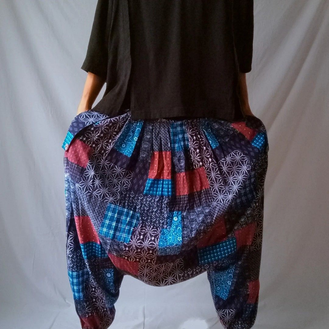 Japanese Harem Pants Hippie Boho Style, Women's Fashion, Bottoms, Other ...