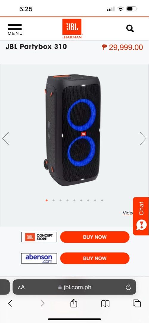 JBL Partybox 310 Speaker with JBL wireless microphone, Audio, Soundbars, Speakers & Amplifiers ...