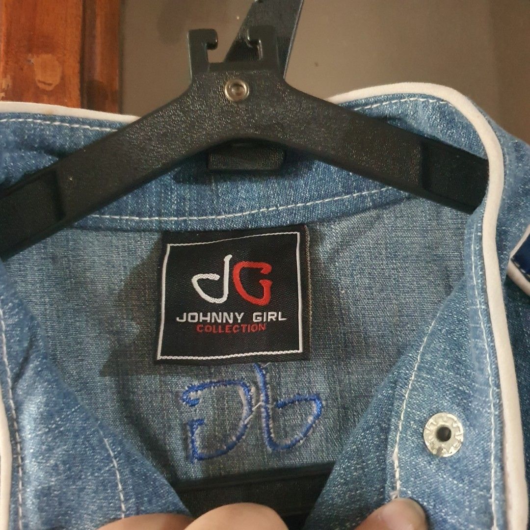 Johnny Girl denim jacket, Babies & Kids, Babies & Kids Fashion on Carousell
