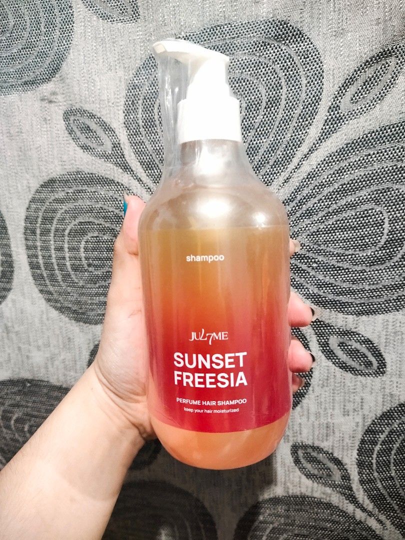 Julyme Sunset Freesia Shampoo, Beauty & Personal Care, Hair on Carousell