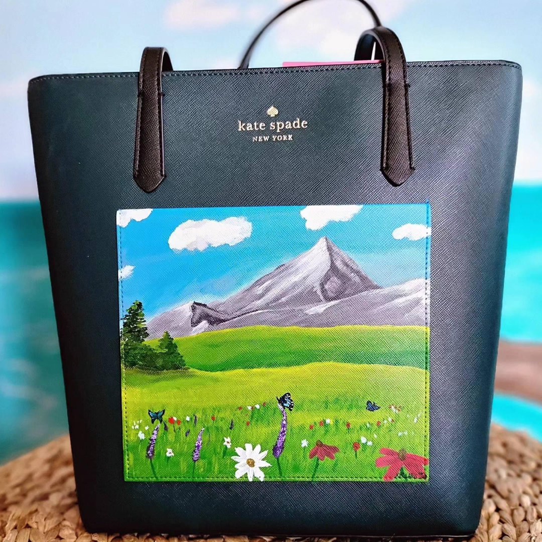 Kate Spade Hand Painted Bag, Women's Fashion, Bags & Wallets, Shoulder ...