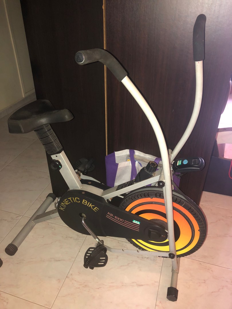 kinetic bike indoor bike trainer, Sports Equipment, Exercise & Fitness ...