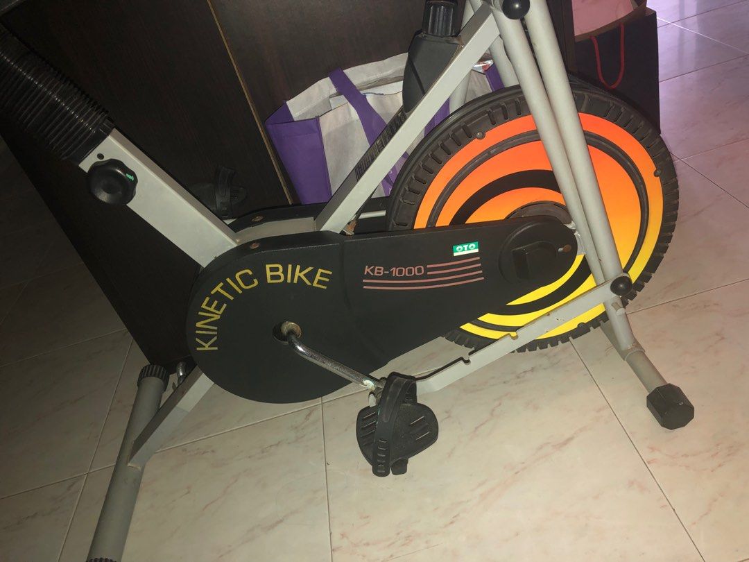 kinetic bike indoor bike trainer, Sports Equipment, Exercise & Fitness ...