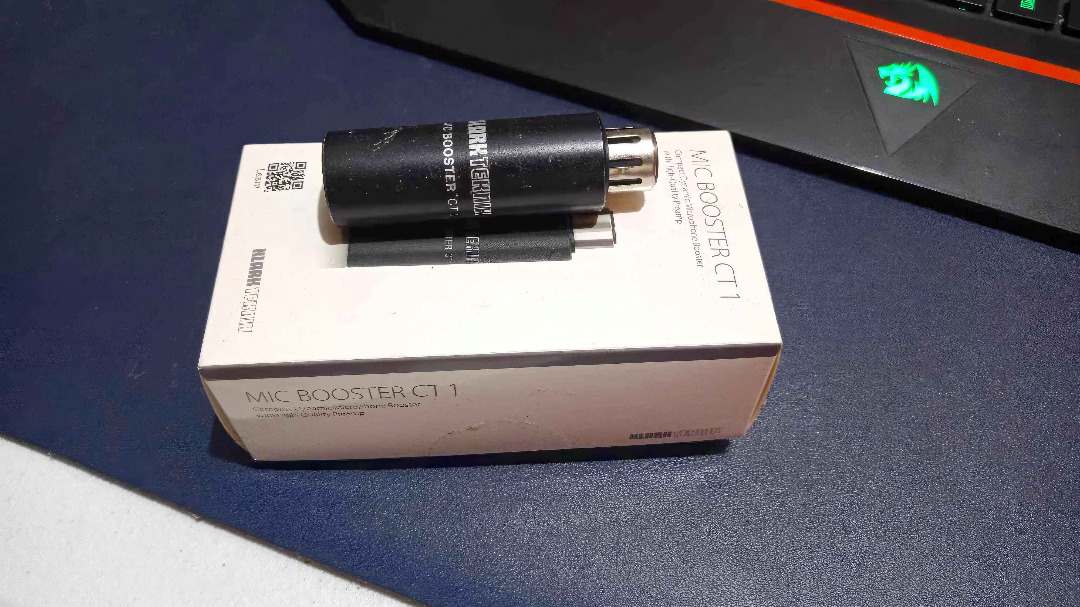 Klark Teknik CT 1 MIC BOOSTER - Compact Dynamic Microphone Booster with ...