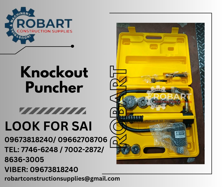 Knockout Puncher, Commercial & Industrial, Construction Tools ...