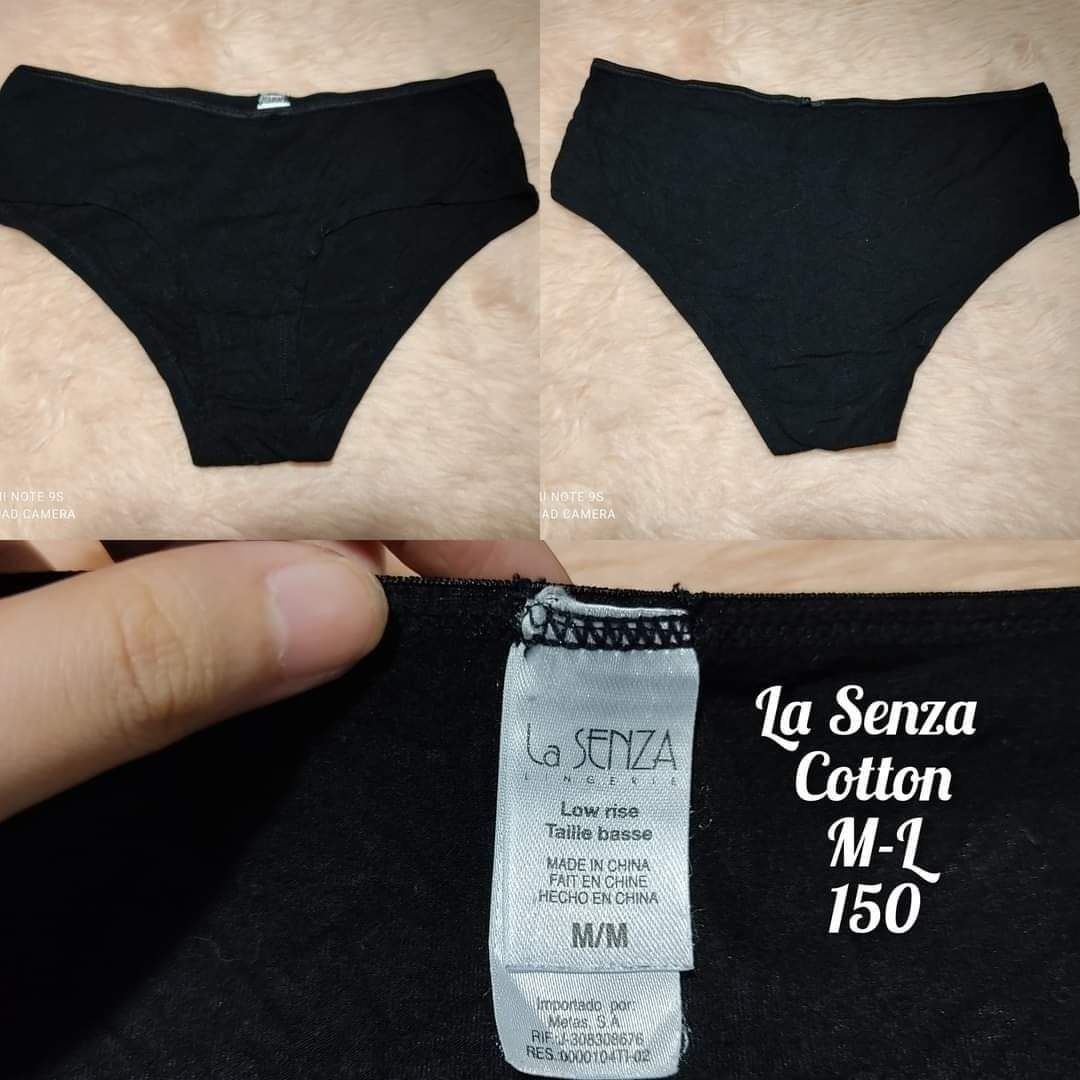 LA SENZA BLACK COTTON UNDIES, Women's Fashion, Undergarments ...