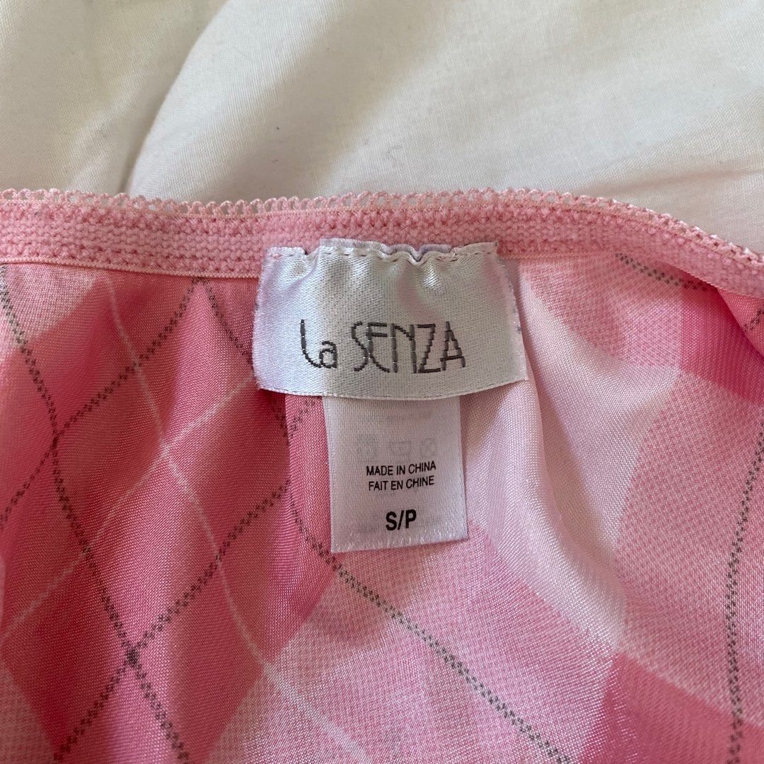 La Senza Pink Silk Nightgown, Women's Fashion, Undergarments ...