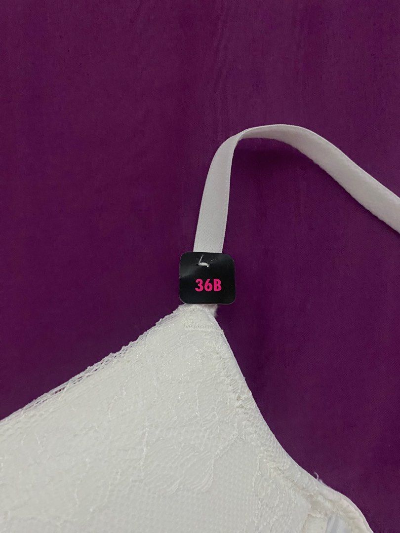 La Senza white lace Bra (BRAND NEW WITH TAG) 36B, Women's Fashion ...