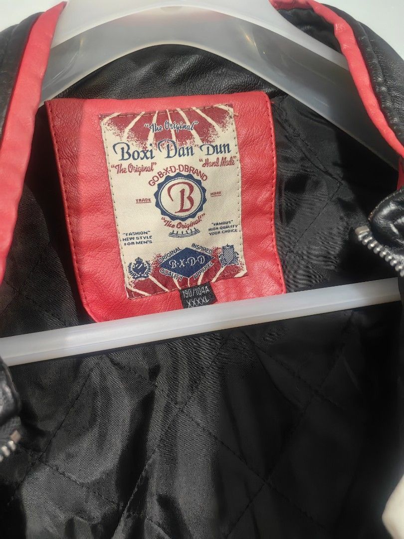 Leather Car Racing Jacket, Men's Fashion, Coats, Jackets and Outerwear ...