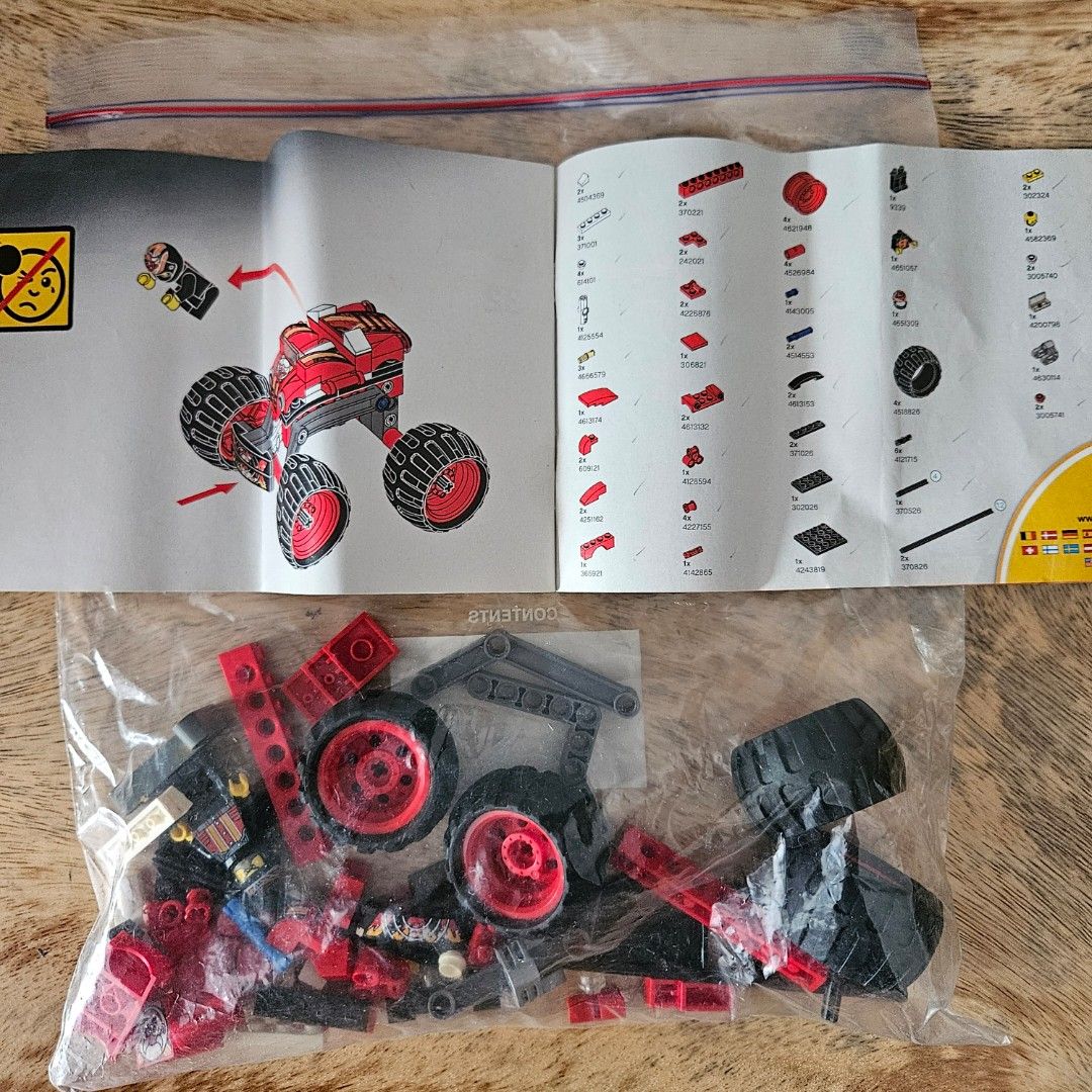 Lego 9092 crazy demon racer, Hobbies & Toys, Toys & Games on Carousell