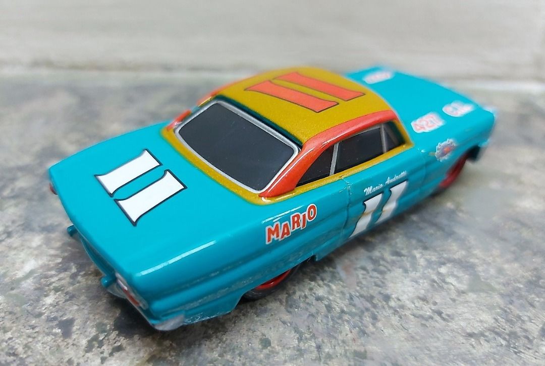 LENTICULAR MARIO ANDRETTI (Moving Eyes) - Mattel Disney Pixar Cars 1:55 ...