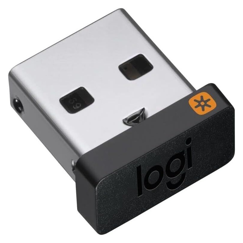 Logitech USB Unifying Receiver, 2.4 GHz Wireless Technology, USB Plug Compatible with all ...