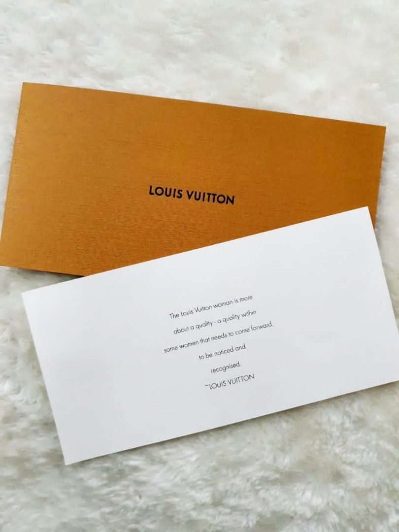 Louis vuitton cards, Hobbies & Toys, Stationery & Craft, Craft Supplies ...
