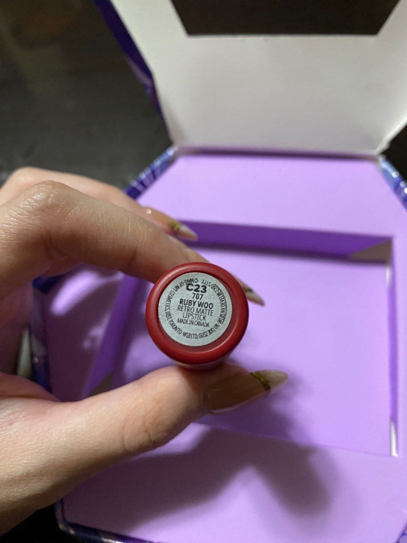 MAC Bullet Lipstick in Ruby Woo, Beauty & Personal Care, Face, Makeup ...