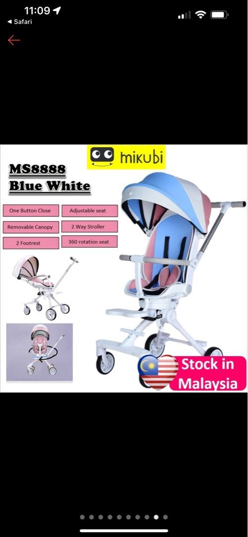 Magic stroller 360 rotation, Babies & Kids, Going Out, Strollers on ...