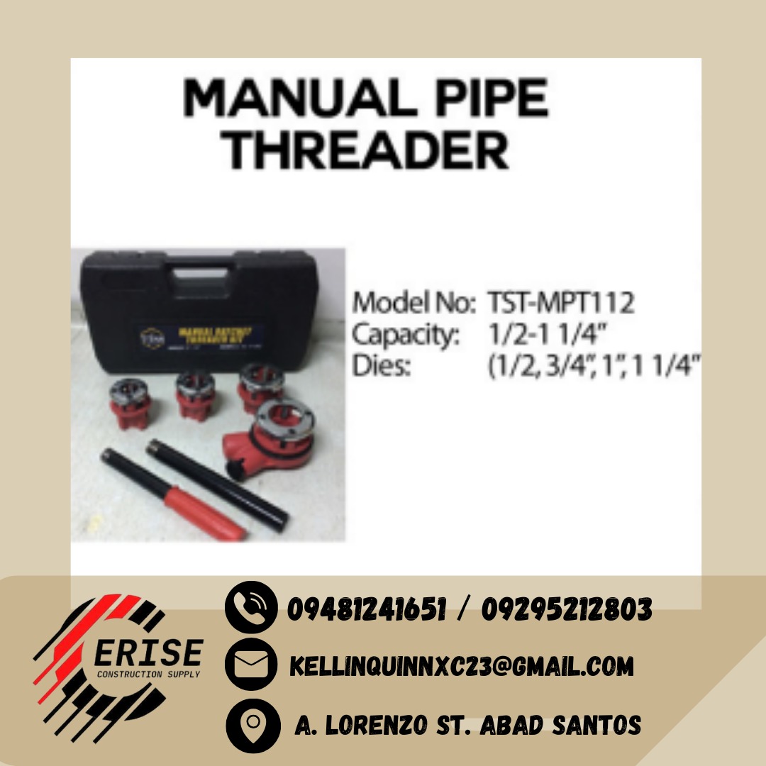 Manual Pipe Threader, Commercial & Industrial, Construction Tools ...