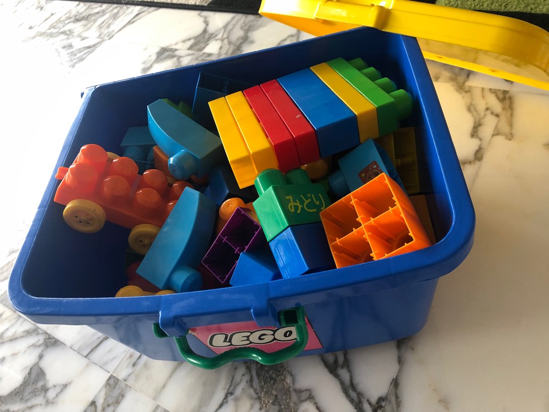 Mega Bloks with a box, Babies & Kids, Infant Playtime on Carousell