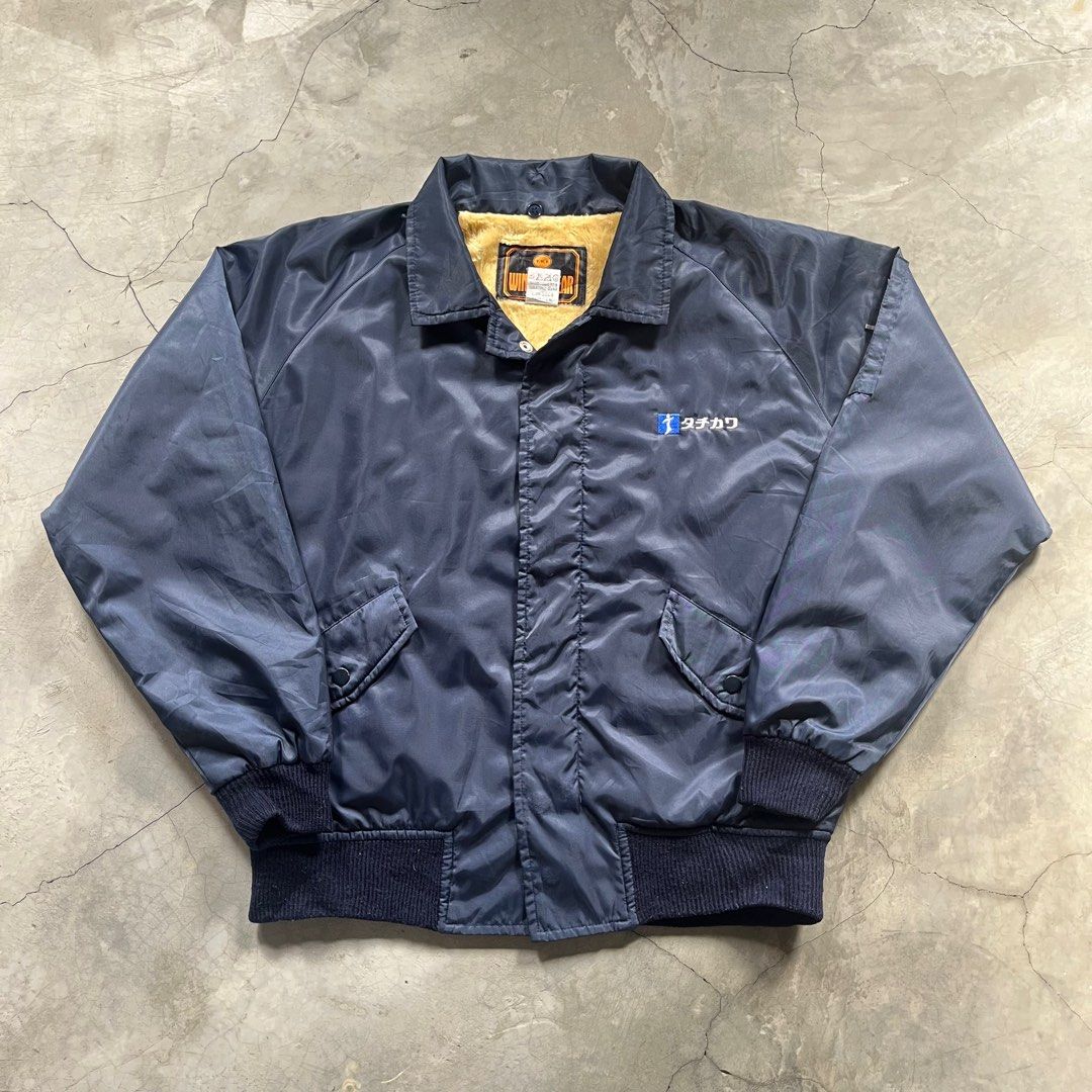 Men's Japanese Workwear Bomber Jacket | Worker's Jacket, Men's Fashion ...