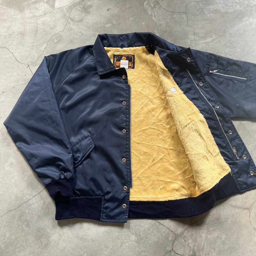 Men's Japanese Workwear Bomber Jacket | Worker's Jacket, Men's Fashion ...