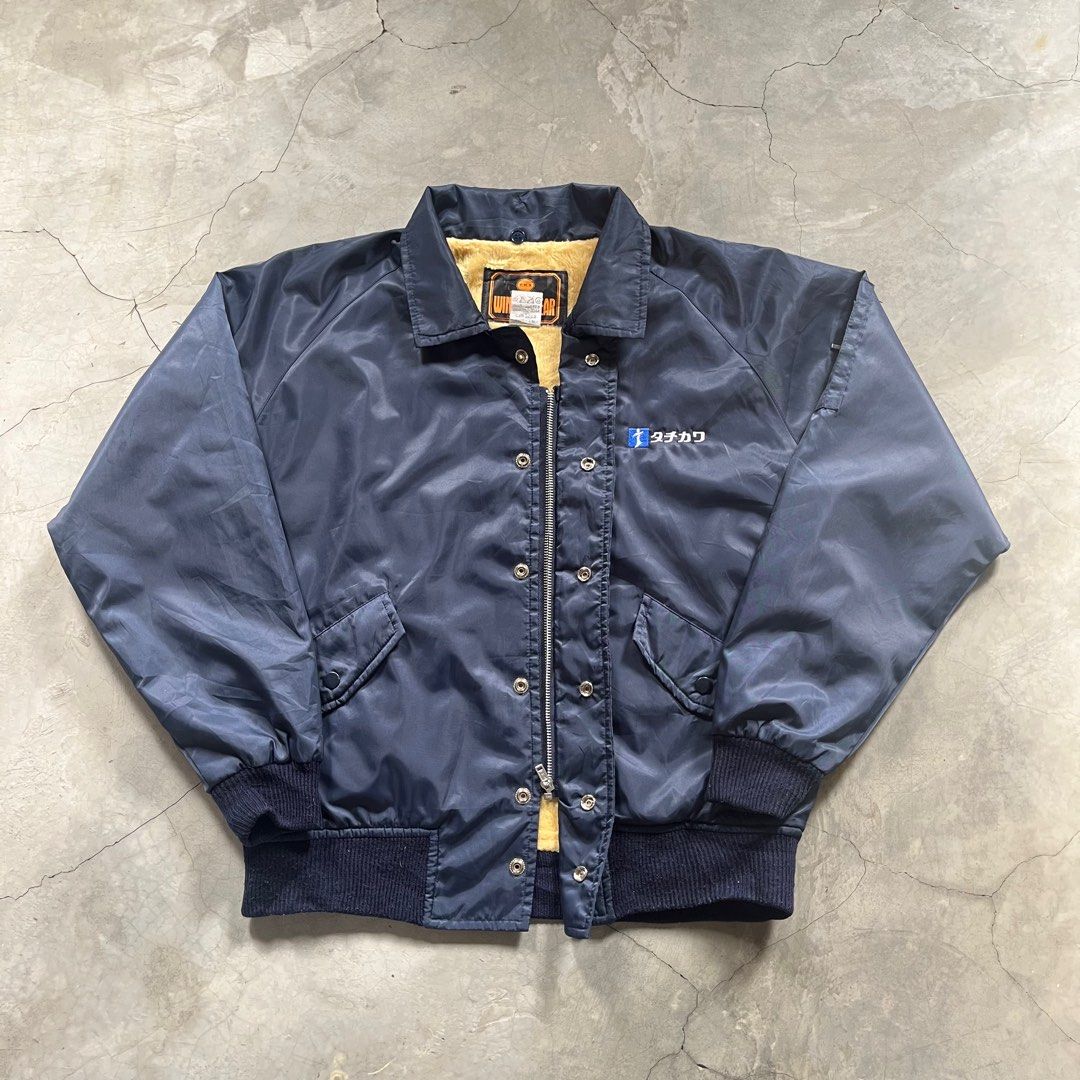 Men's Japanese Workwear Bomber Jacket | Worker's Jacket, Men's Fashion ...