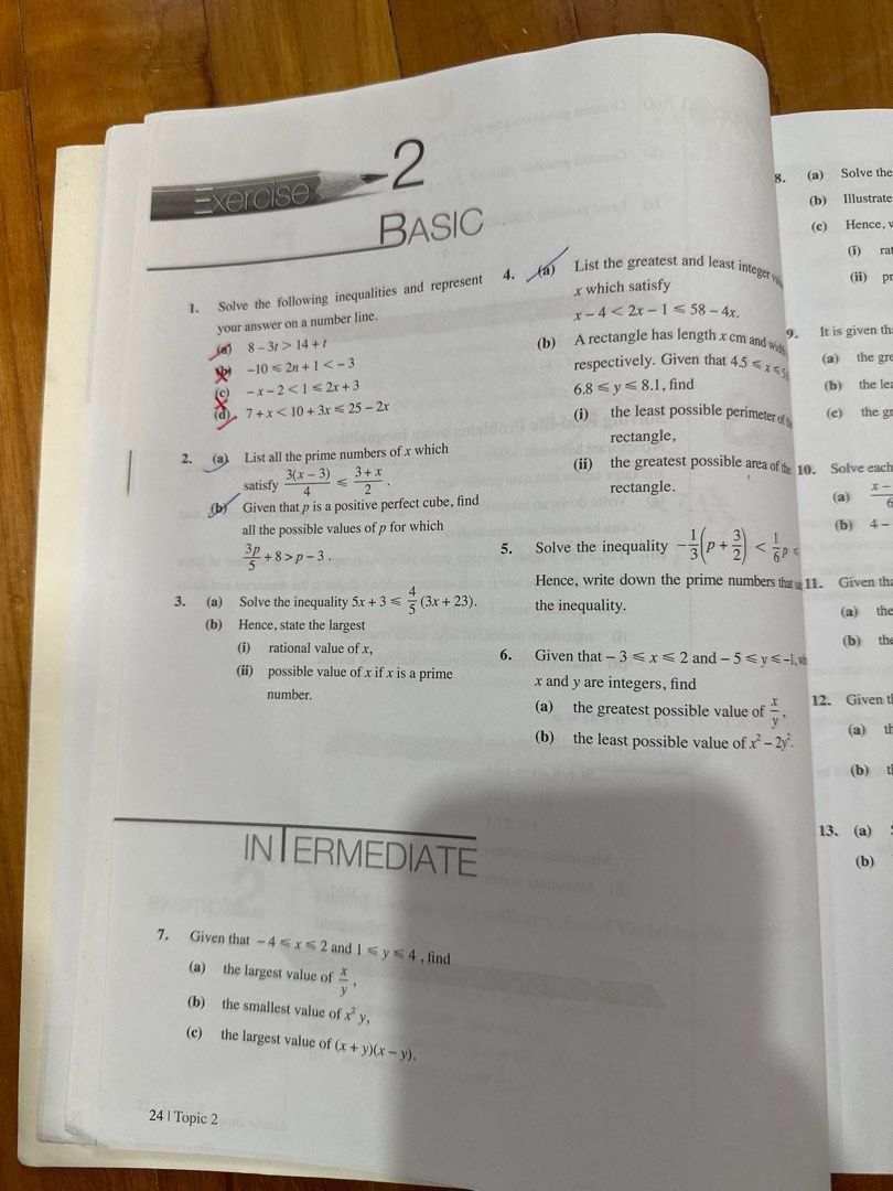 Mentor Mathematics Secondary 3-4 Assessment Book, Hobbies & Toys, Books ...