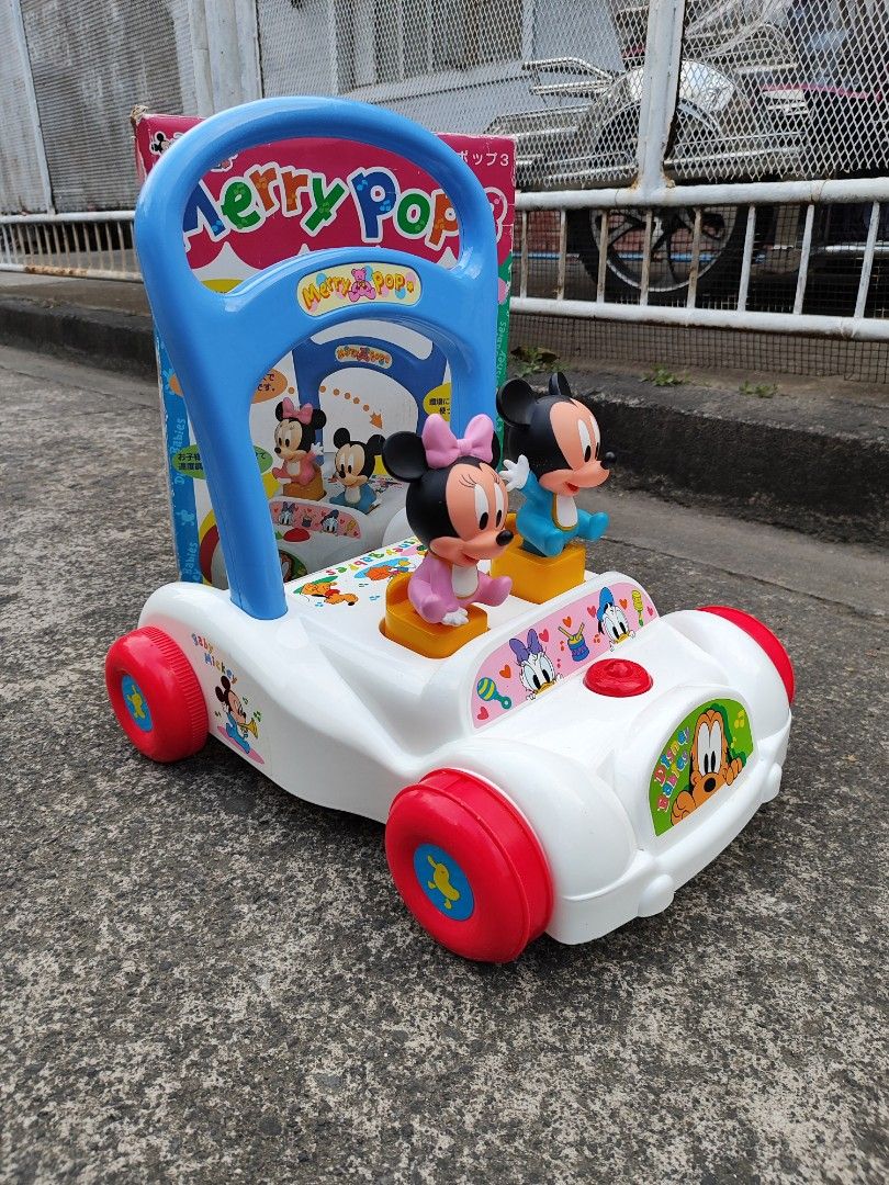 Mickey Minnie Push Walker, Babies & Kids, Infant Playtime on Carousell