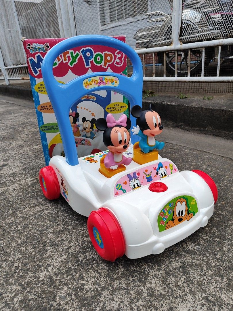 Mickey Minnie Push Walker, Babies & Kids, Infant Playtime on Carousell