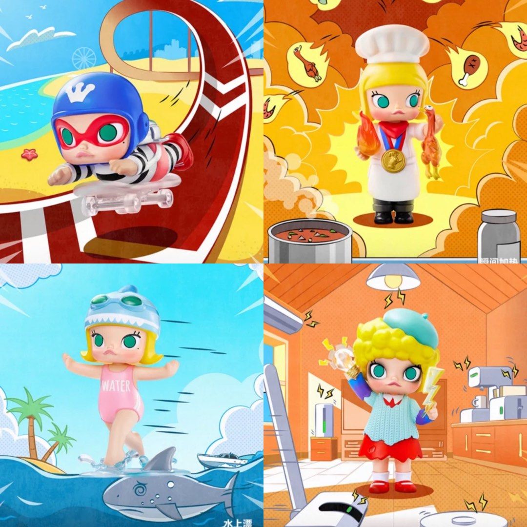 MOLLY MY INSTANT SUPER POWER POPMART / FULL SET / SINGLE BLIND BOX ...