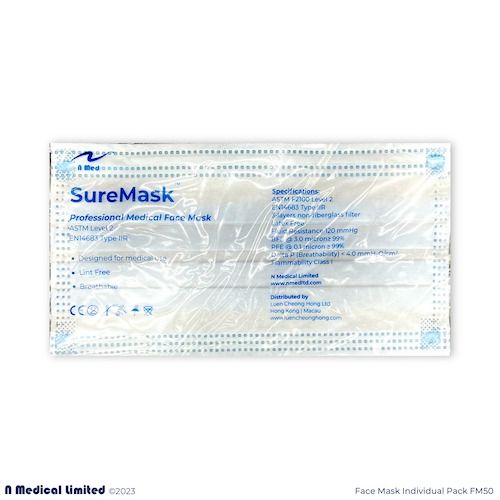 N Med 防敏感口罩 Medical Face Mask | 歐盟CE, ASTM L2, EN14683 Type IIR | 外科口罩 ...