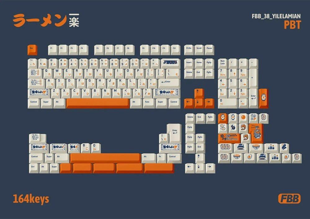 PO Naruto Ichiraku ramen inspired keycaps by FBB, Computers & Tech ...