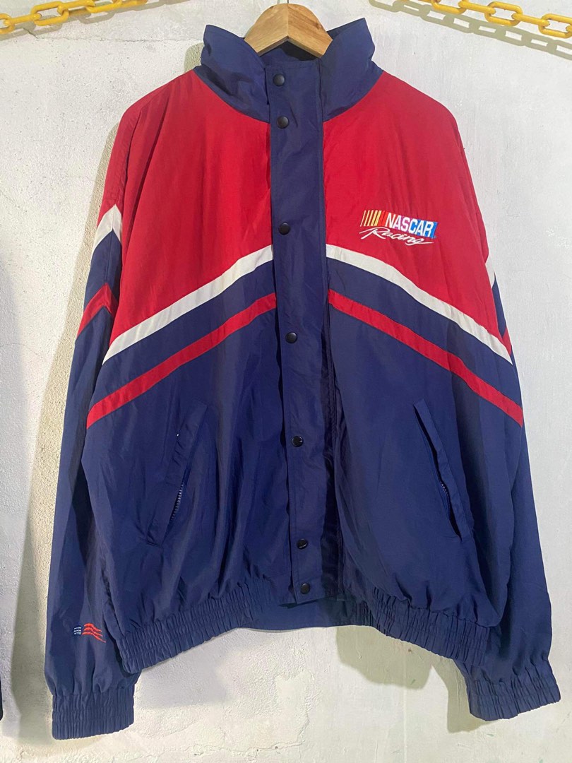 Nascar Windbreaker Racing Jacket Full Zip, Men's Fashion, Coats ...