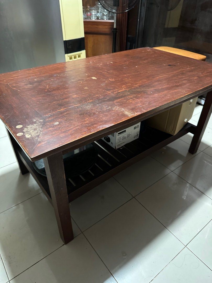 Narra center table, Furniture & Home Living, Furniture, Tables & Sets ...