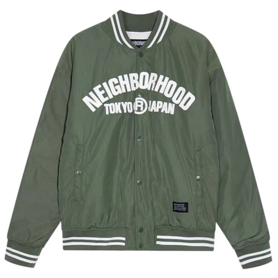 Neighborhood Spell Out Varsity Jacket, Men's Fashion, Coats, Jackets ...