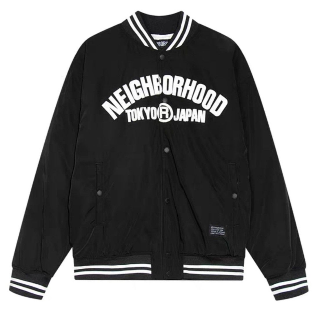 Neighborhood Spell Out Varsity Jacket, Men's Fashion, Coats, Jackets ...