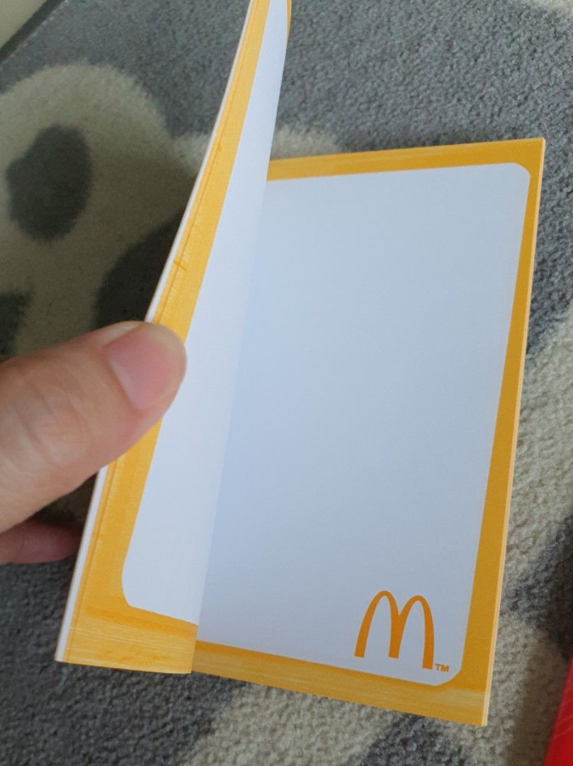 NEW McDonald's Pencil Case & Note book with stickers, Hobbies & Toys ...