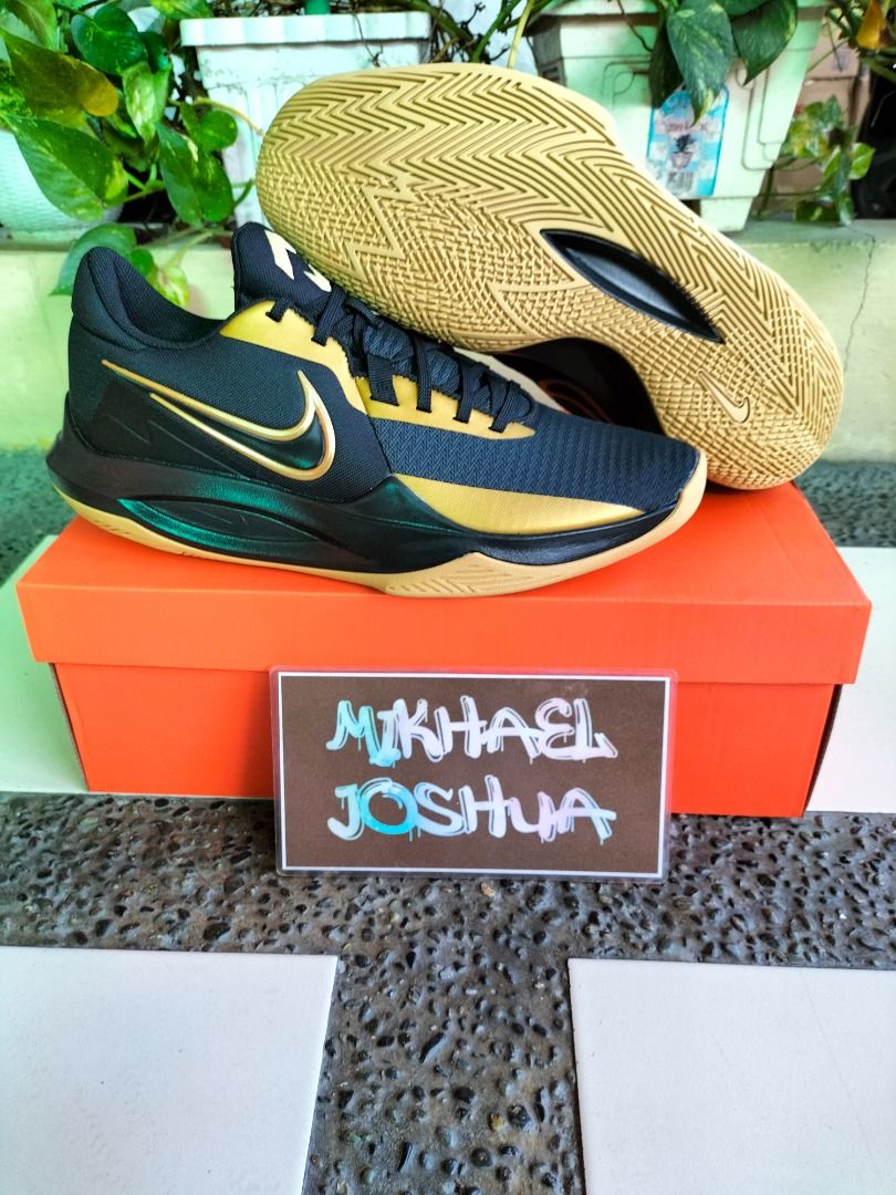 Nike Precision VI "Black & Gold", Men's Fashion, Footwear, Sneakers on ...
