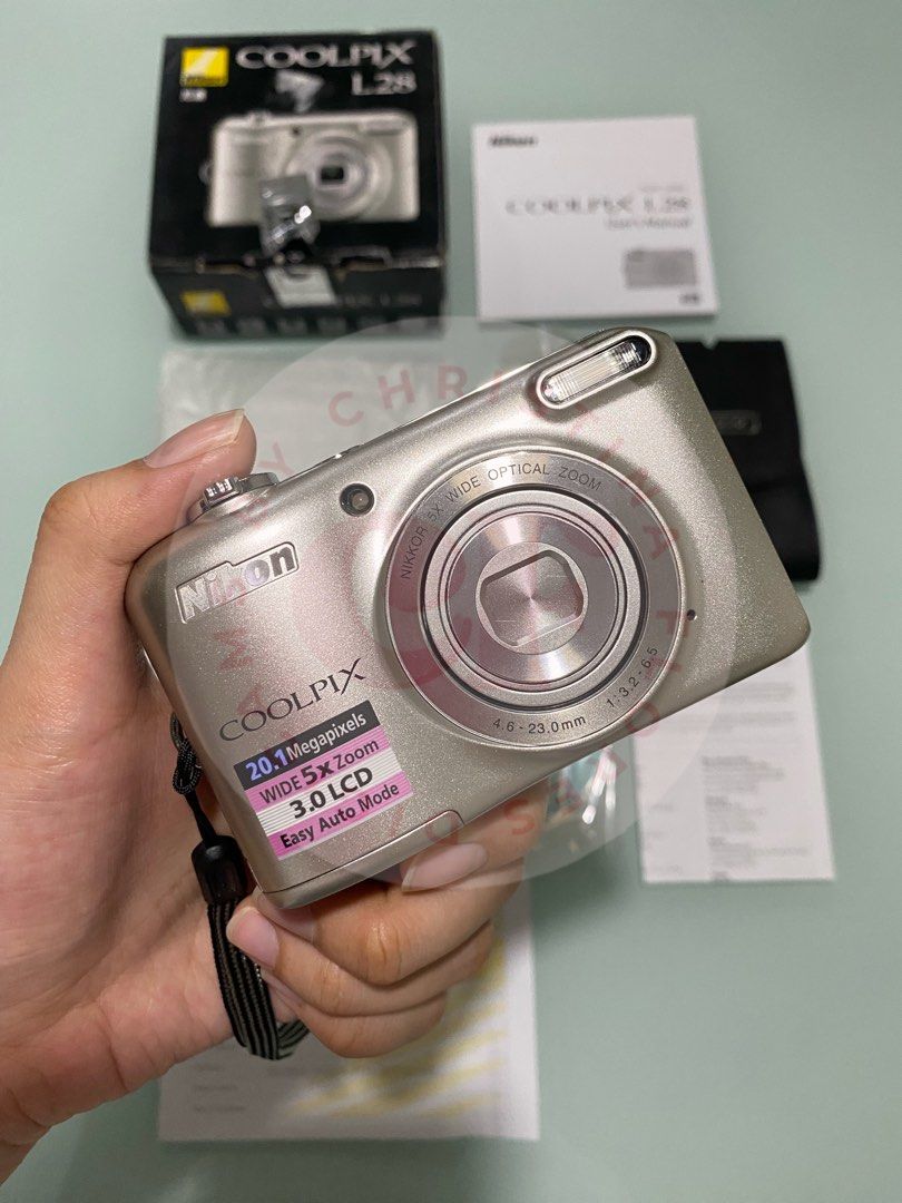 NIKON COOLPIX L28 DIGICAM (WITH ORIGINAL BOX), Photography, Cameras on ...