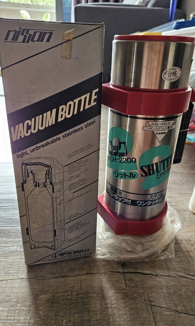 Nissan Vacuum Bottle Flask HGH-2200 Picnic Flask Camping Flask ...
