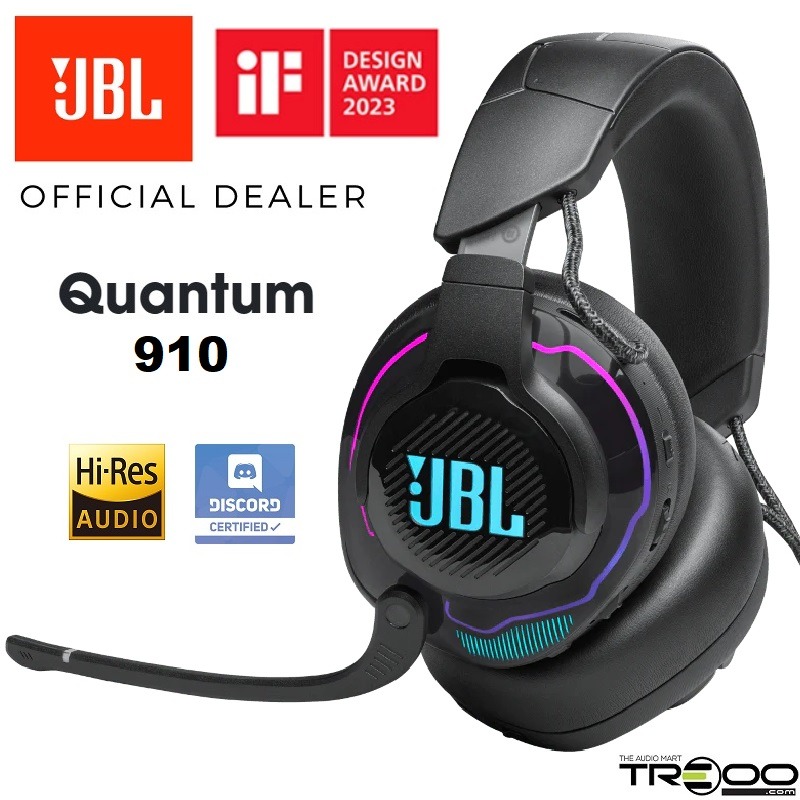 [Official] JBL Quantum 910 Wireless 2.4GHz Over-Ear Gaming Headset with ...