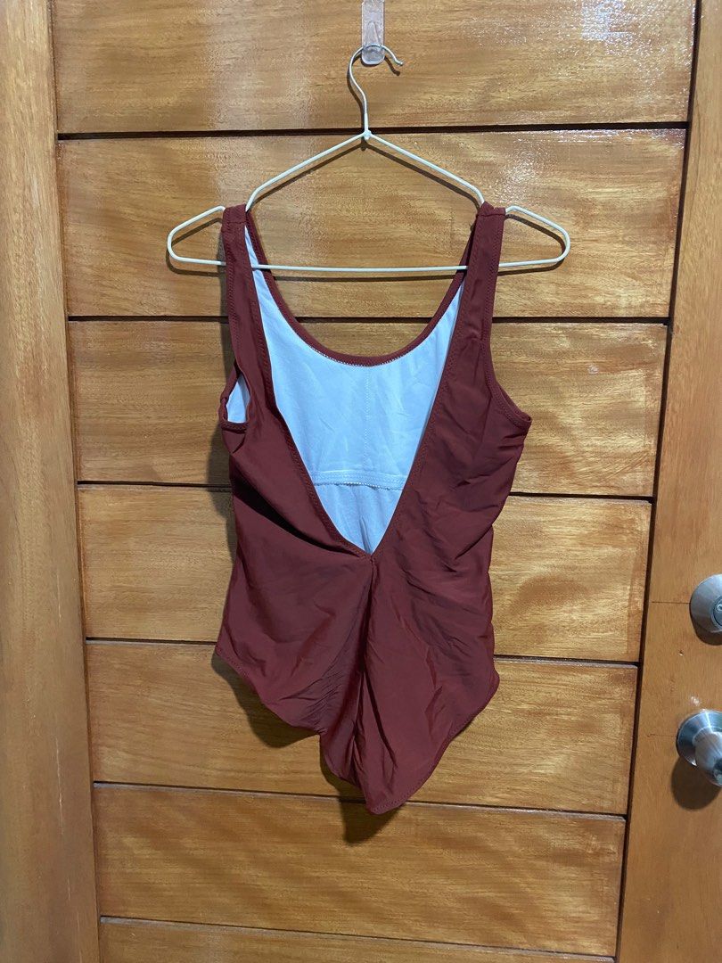 One piece rust swimsuit, Women's Fashion, Swimwear, Bikinis & Swimsuits ...