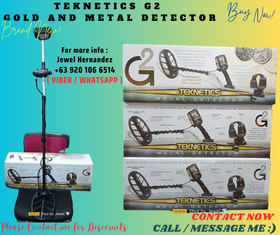 ON-HAND 5 METERS DEPTH TEKNETICS G2 DIGITAL SCANNER METAL AND GOLD ...