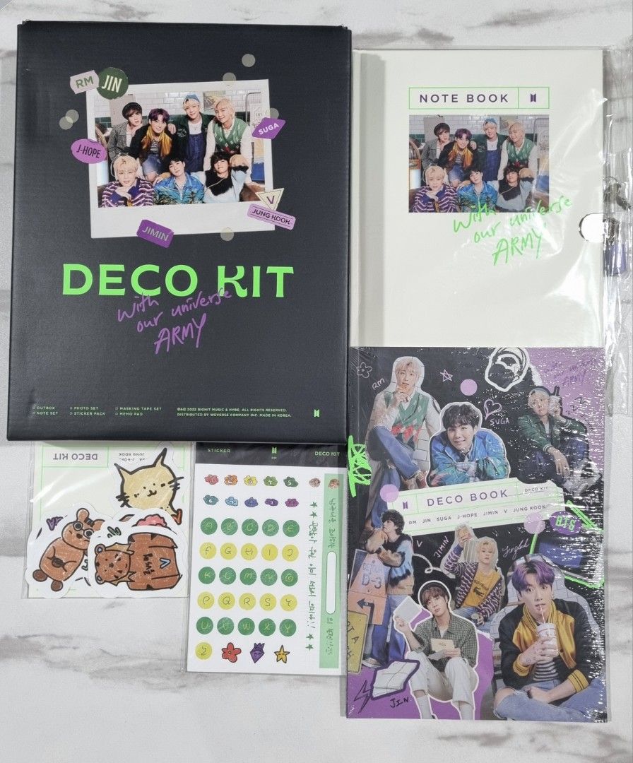 Onhand Official BTS Deco Kit, Hobbies & Toys, Memorabilia ...